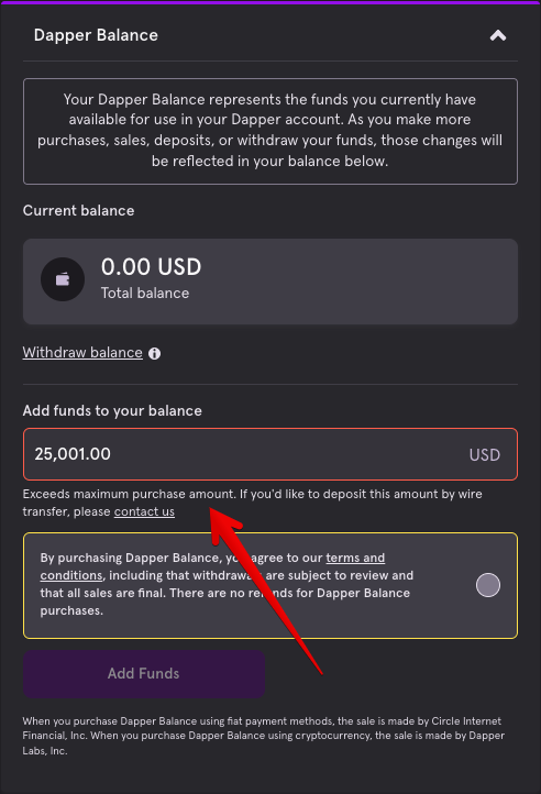 Transactional Spending Limits – Dapper Services
